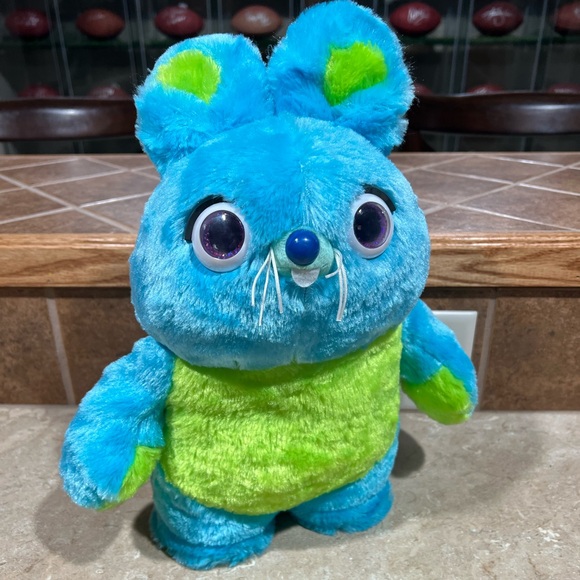 Disney | Toys | Disney Pixar Toy Story 4 Deluxe Talking Bunny Plush ...